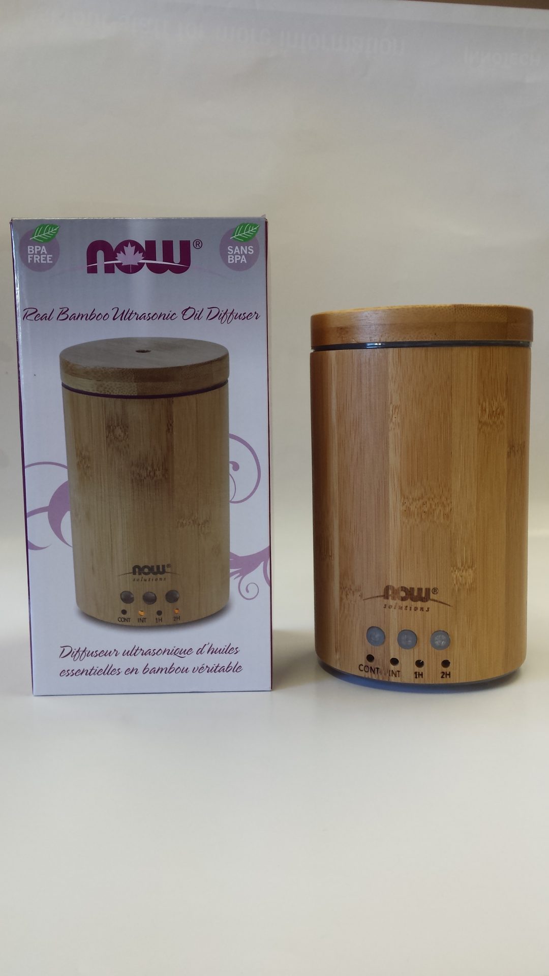 A Real Bamboo Ultrasonic Oil Diffuser - Total Health